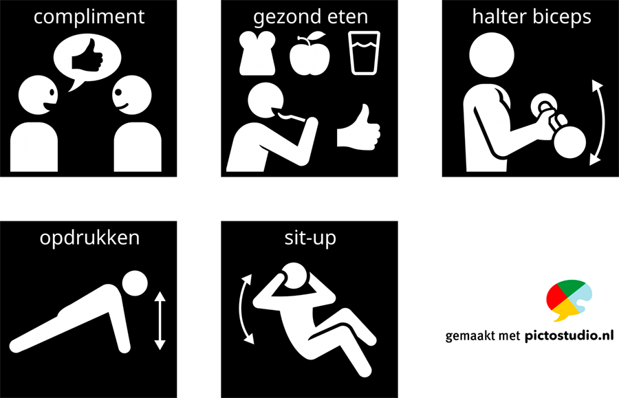 Pictogram compliment toegevoegd voor complimentendag!